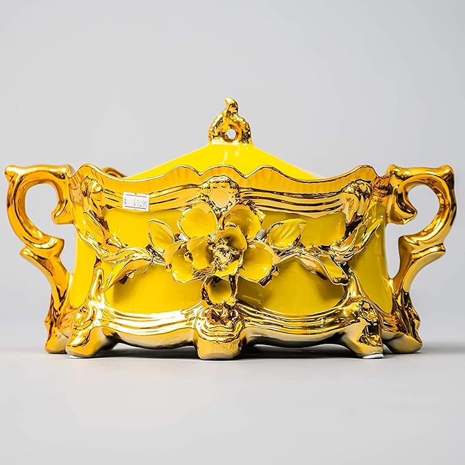 Sopera de santo Yoruba Ochun Amarillo con decoracion – Botanica La Marina